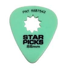 Everly Star Picks .88mm Green 12 PK | Reverb