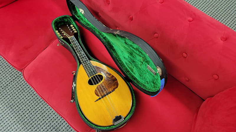 Waymann Keystone State Mandolute With Case 1920s Natural | Reverb