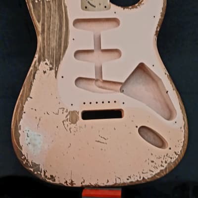 Voodoo Turkey ultra heavy relic stratocaster body masterbuilt | Reverb