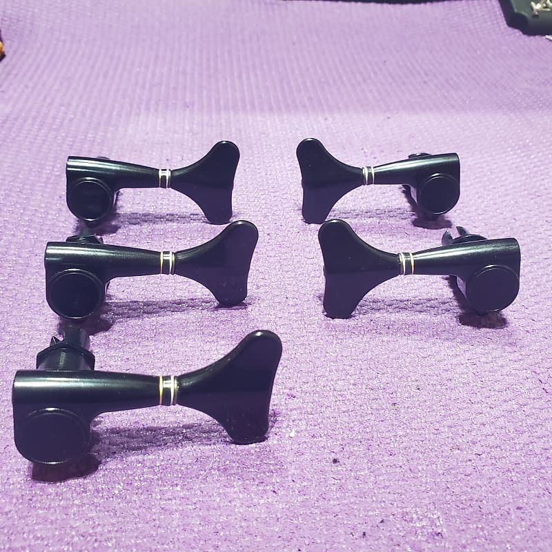 Gotoh 5 string bass tuning machines - Black | Reverb Gotoh 5 string bass tuning machines - Black | Reverb