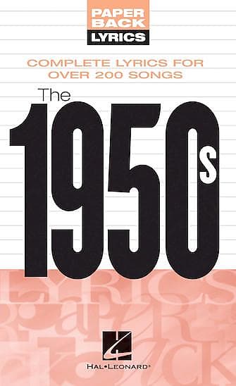 The 1950S Paperback Lyrics | Reverb