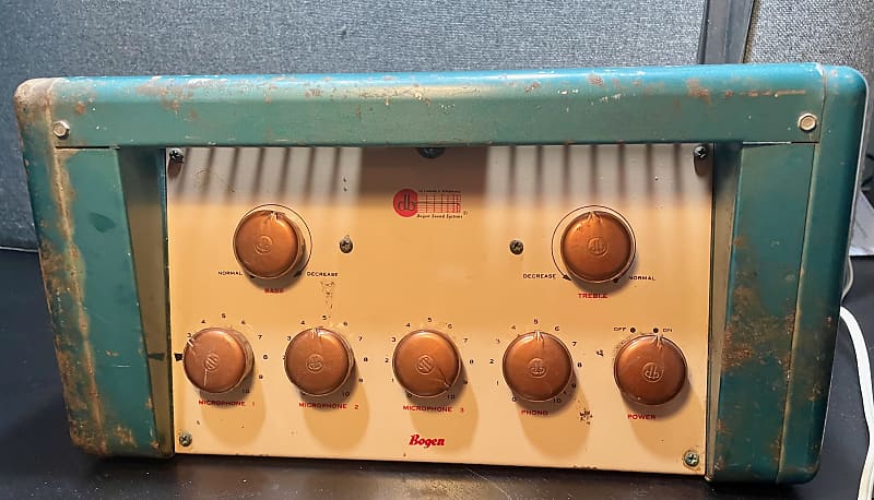 David Bogen Model 330 1950's All Tube PA - Perfect for Fender | Reverb