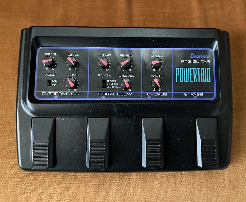 Ibanez PT3 Power Trio Overdrive, Chorus, and Delay pedal TS10 | Reverb