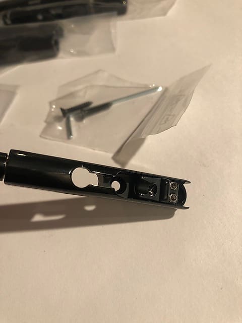 ABM 3801 headless guitar tuner bridge, set of 6, black | Reverb