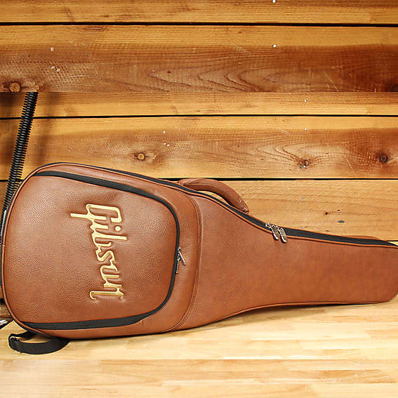 GIBSON Gig Bag Premium Soft Case Brown Vinyl Leather Fits SG | Reverb