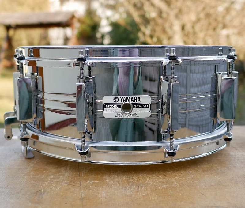 Yamaha SD-755MD 14″ x 5, 5″ 10-Lug Steel Snare Drum Vintage | Reverb