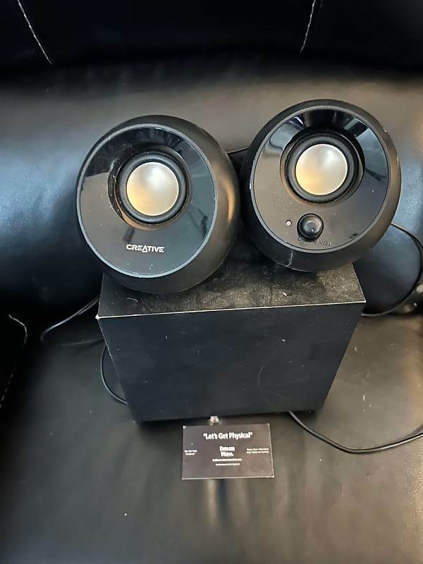 Creative MF-1680 Pebble Plus USB-Powered Desktop Speakers PC | Reverb