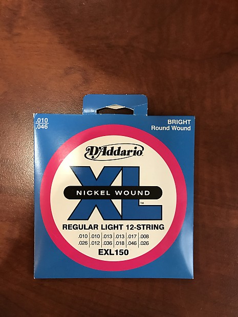 2 sets of D'Addario .010 12-String Nickel Wound Electric | Reverb