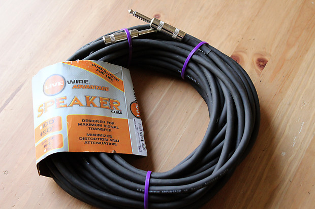 Live Wire Advantage Speaker Cable 14GA 50' | Reverb