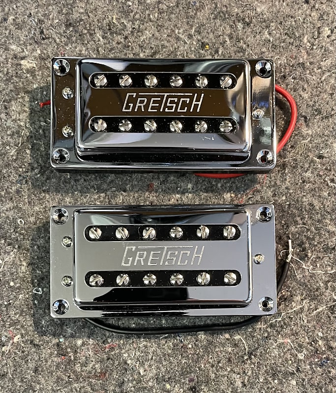 Gretsch Humbucker pickup set 2020’s - Chrome | Reverb