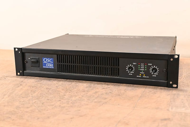 QSC CX302 2-Channel Power Amplifier CG01L0K | Reverb