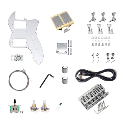 Telecaster/Thinline Style DIY Guitar Kit. Basswood | Reverb Canada