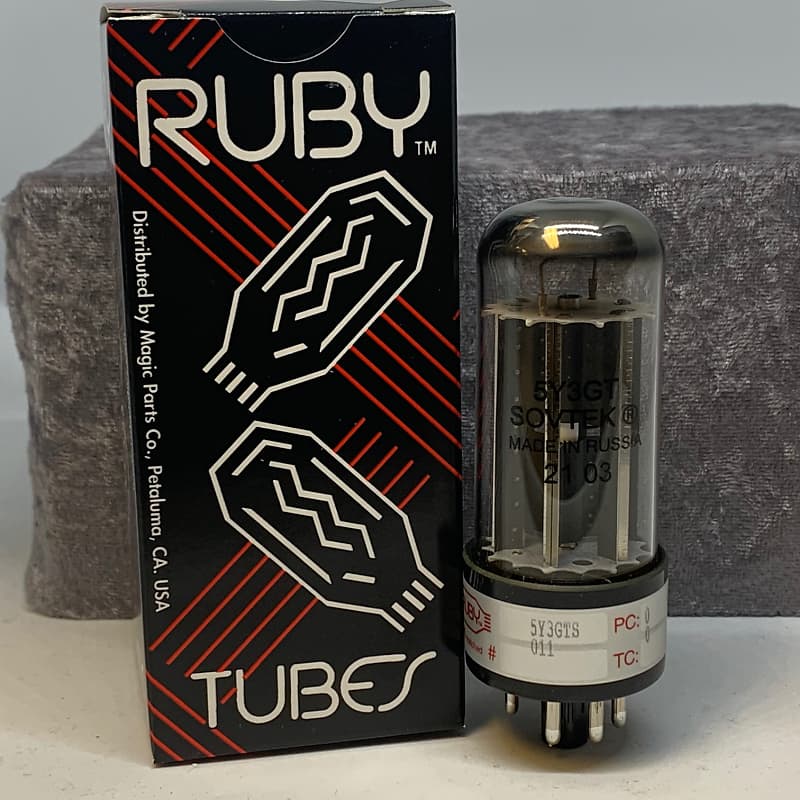 Ruby Tubes 5Y3GTS Rectifier Tube Sovtek | Reverb Canada