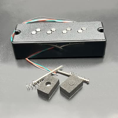 Alnico 5 Stacked 4 String Electric Bass Humbucker Pickups | Reverb