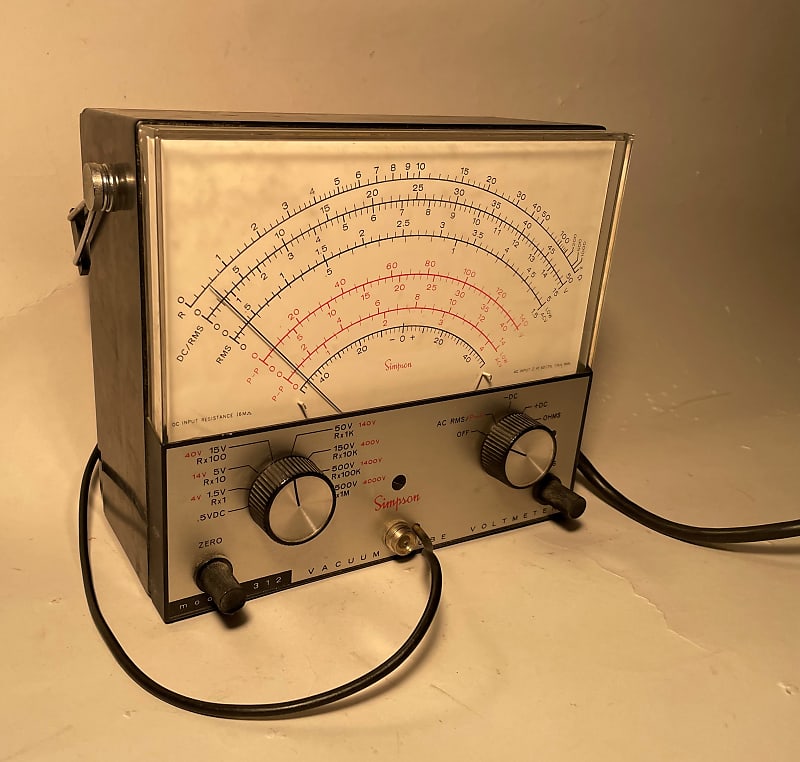 Simpson Model 312 Vacuum Tube Voltmeter | Reverb