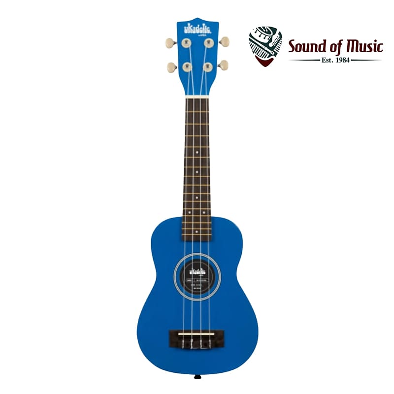 Kala Ukadelic Blue Ink Soprano Ukulele | Reverb