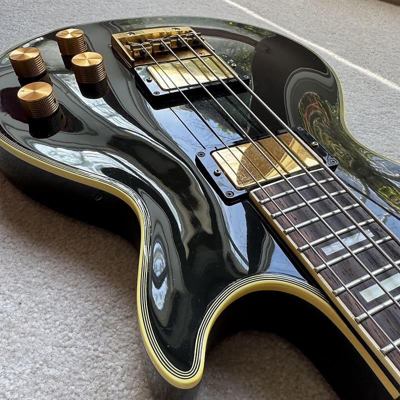 Greco EGB-850 Les Paul Bass- Black | Reverb