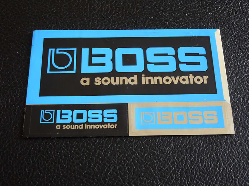 Vintage BOSS Guitar Effects Pedal Sticker - Sheet of 3 | Reverb