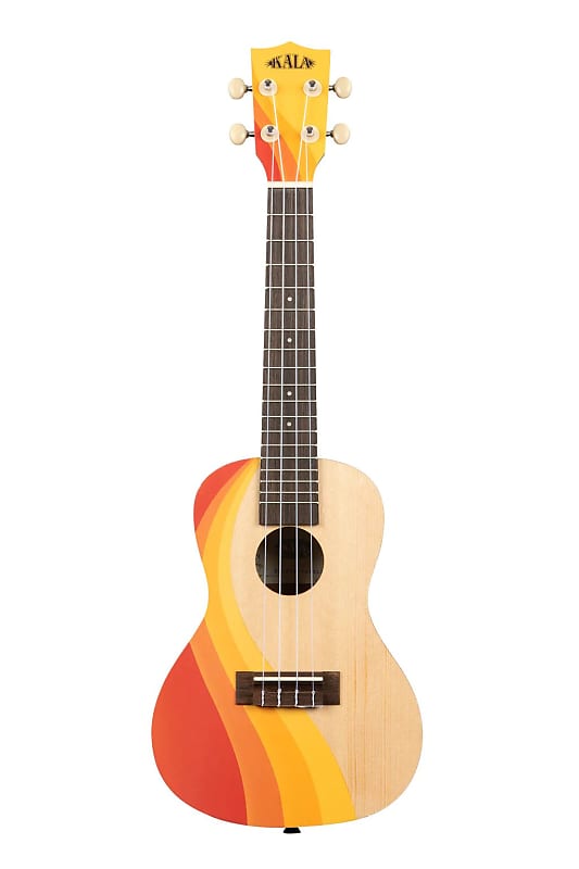Kala - Surf Ukulele - Swell Uke - Retro Graphic - Concert | Reverb
