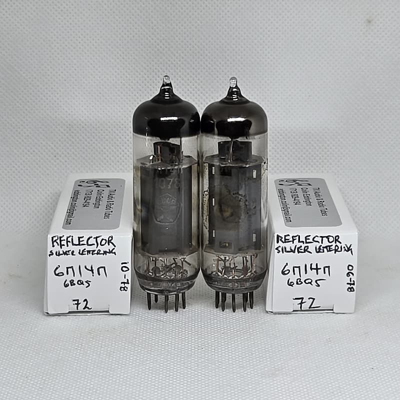 Reflector 6P14P 6BQ5 Silver Lettering Perfectly Matched | Reverb UK