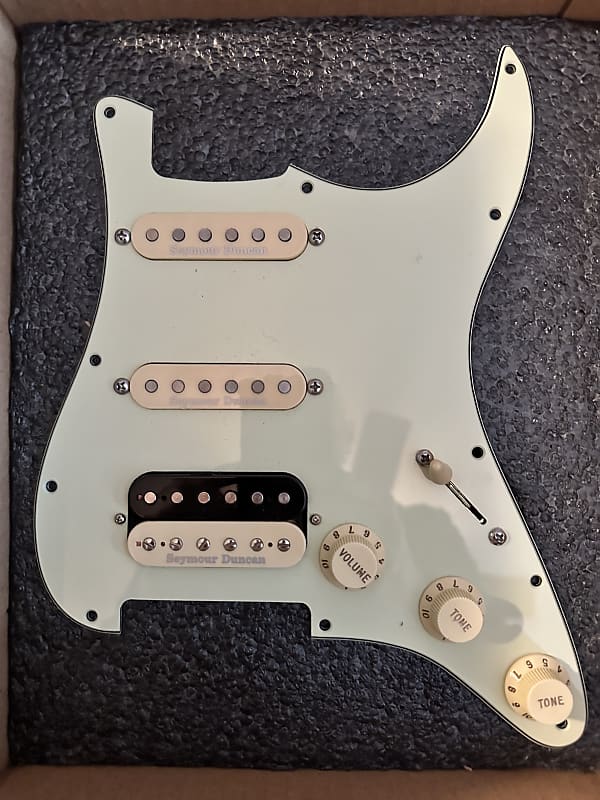 920D Custom Strat Pickguard - Mint with SD JB, Vintage Hot | Reverb