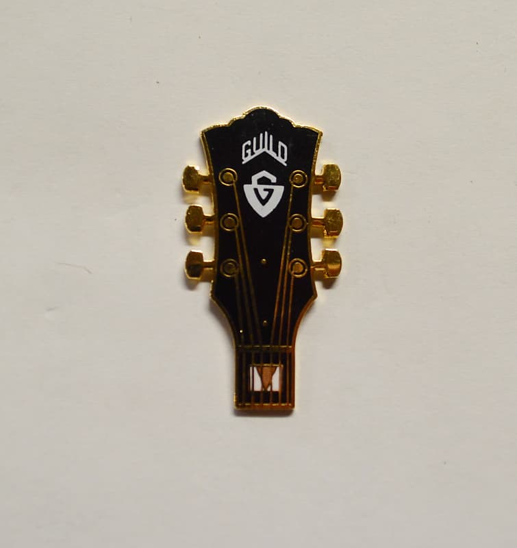 Collectable Guild Pin - Black/Gold/White | Reverb