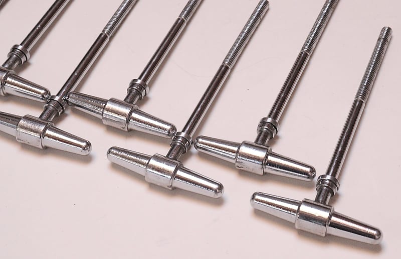 Set of 8 Camco Artistocrat Bass Drum Tension (Tuning) Rods - | Reverb