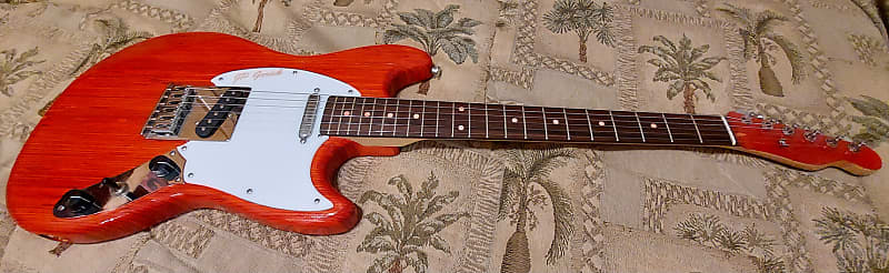 Custom Built Partscaster Mustang Telly 2021 Red | Reverb