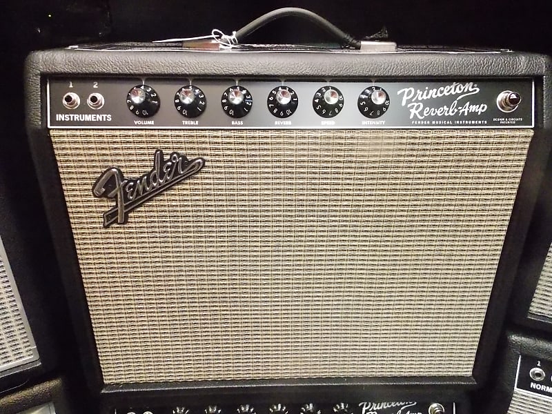 Fender FSR 65 Princeton Reissue w/ 12 inch jensen 2018 Black | Reverb