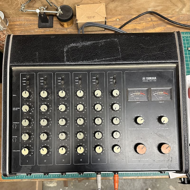 Yamaha Em100 mini analog mixer & Reverb | Reverb