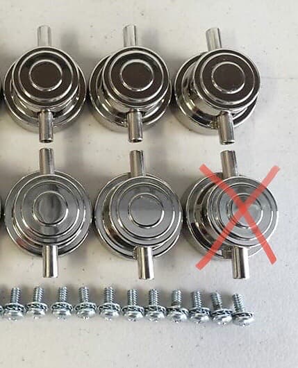 (10) DW Collector’s TP50 Turret Snare Drum Lugs Screws | Reverb