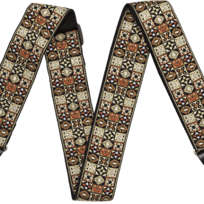 PRS Limited Edition 2" Retro Style Guitar Strap, BLUE/SILVER, | Reverb