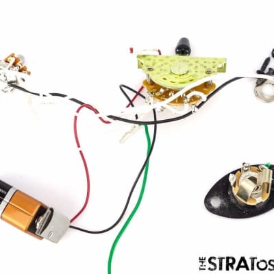 Fender Jim Root Active Volume POT 25K 3 Way SWITCH, JACK + | Reverb