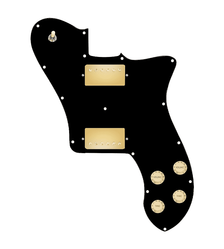 920D Custom 72 Deluxe Tele Loaded Pickguard With Gold | Reverb