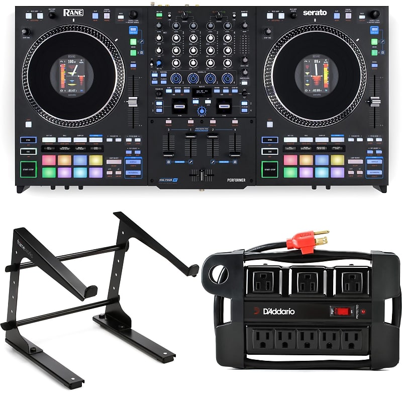 Rane Performer 4-channel Motorized DJ Controller Laptop Stand | Reverb