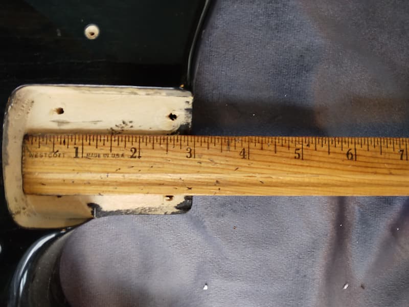 Unknown Telecaster Style Guitar Body Husk 2000s - Black Stain | Reverb