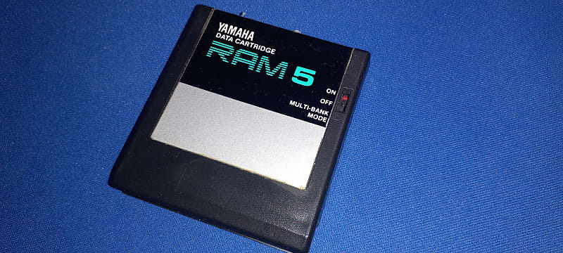 Yamaha Ram 5- 4 bank Data Cartridge for DX7ll & TX802 "Rare" | Reverb