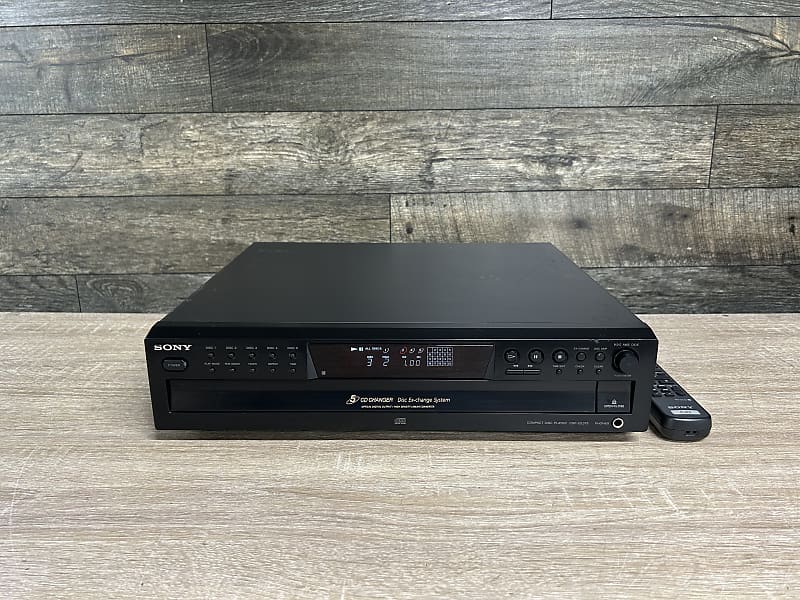 Sony CDP-CE375 5 Disc Carousel CD Changer Player with Remote | Reverb