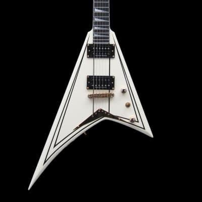 Jackson RR5 Randy Rhoads White Ivory With Black Pinstripes SD | Reverb