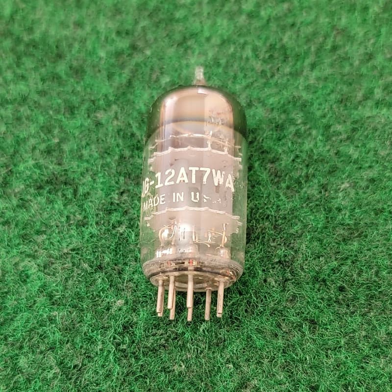 1958 G.E. TRIPLE MICA 12AT7WA 6201 ECC81 Preamp Tube TEST | Reverb