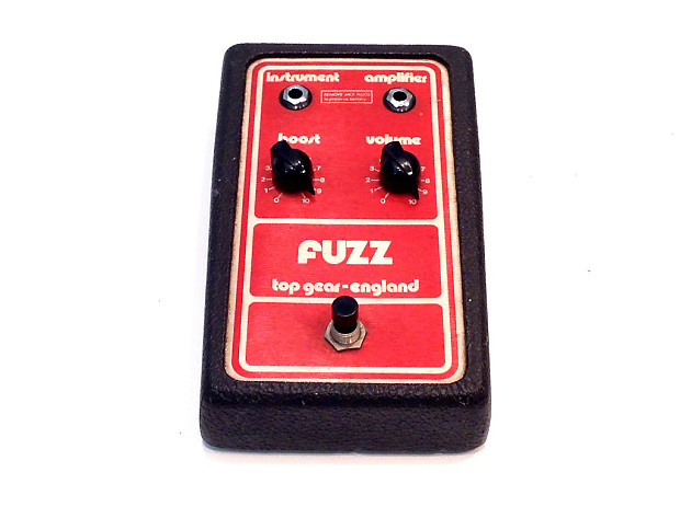 Top Gear Fuzz 1960s 1970s Red Fuzz Made in Uk, Fuzzface ! | Reverb