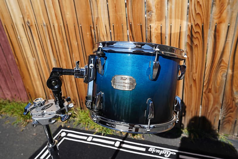 Pearl Session Custom - Blue Fade Lacquer - 9 x 12" Maple Tom | Reverb