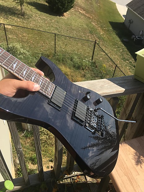 ESP LTD MH-300 Black Transparent | Reverb
