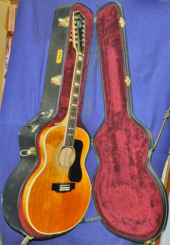 Guild F-412 1974 Blonde (Flame Maple) | Reverb UK