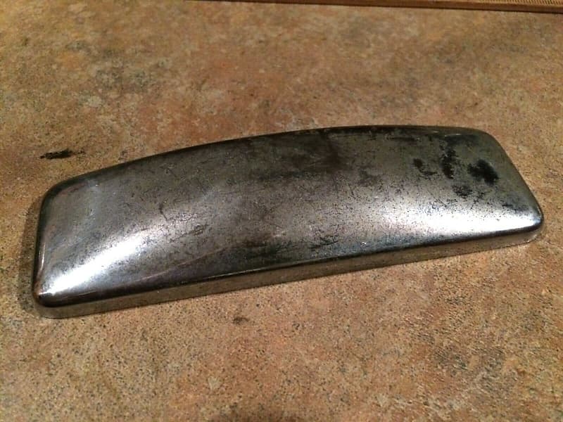 Chrome Vintage Guitar Bridge Cover Plate | Reverb