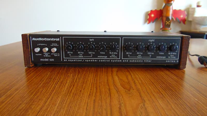 Vintage Audiocontrol Model 520 Series B Stereo Equalizer | Reverb