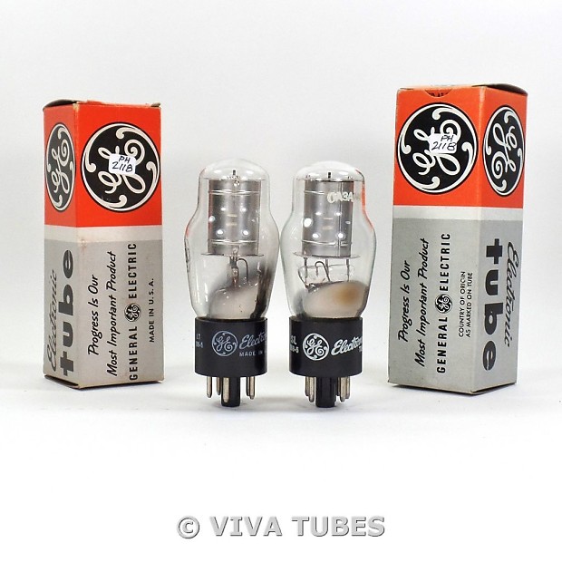 NOS NIB Matched Pair GE USA 0A3 OA3 [VR75-30] Silver Plate ST | Reverb