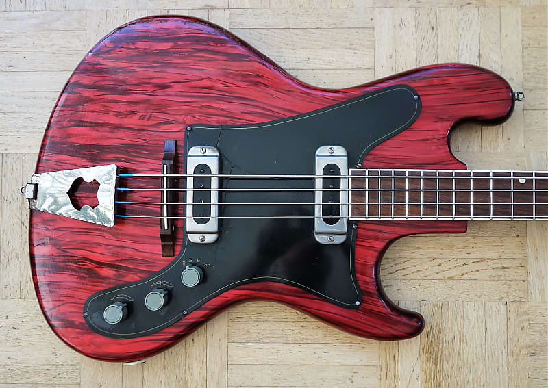Taco Migma-style bass guitar ~1965 East Germany communist | Reverb