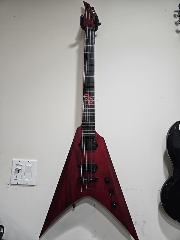 Solar Guitars V2.6TBR SK – 2022 TRANS BLOOD RED | Reverb