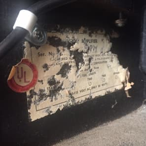 Alamo Fury Bass Amp 1963/4 | Reverb